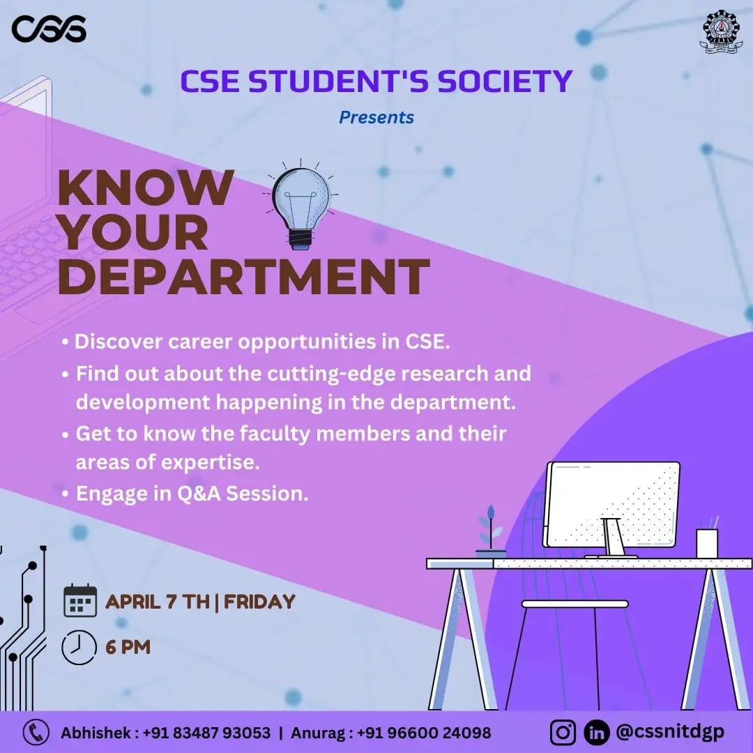 CSS | CSE Students' Society, NIT Durgapur
